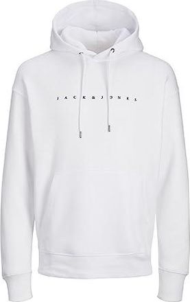 Jack & Jones Sweat &agrave; Capuche Sweat &agrave; Capuche Logo White XS White XS