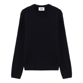Alpha Studio Rundhals-Strickware - - Knitwear - Herren - Blau - M