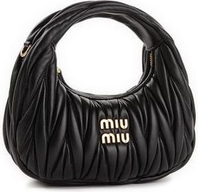 Miu Miu Sac &agrave; main en cuir matelass&eacute;