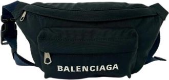 Balenciaga Sac banane en nylon Pre-owned - Femme - Pre-owned - Noir - Taille: ONE Size