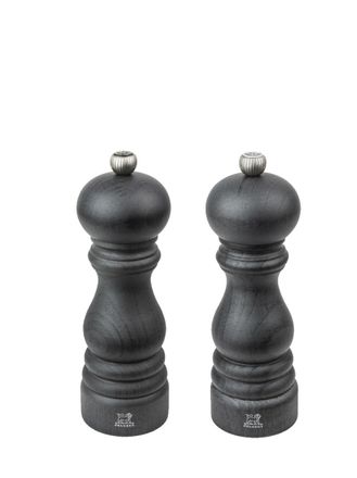 Peugeot Pfeffer- und Salzm&uuml;hle aus Holz, graphit, 18 cm