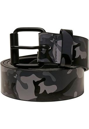 Urban Classics Synthetic Leather Camo Belt Ceinture, Camouflage foncé, L/XL Mixte