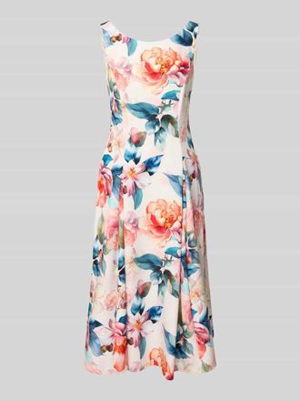 Vera Mont Cocktailkleid im Allover-Look mit gelegten Falten