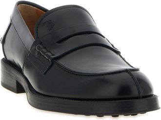 Tod's Smooth Calf Leather Loafer - Black