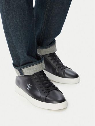 Calvin Klein Sneakers Low Prof Cupsole Lth HM0HM02123 Schwarz