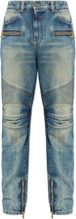 Balmain Homme, Jeans, Bleu, Taille: W30 Jeans Biker en denim vintage