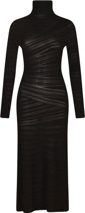 Giorgio Armani Robe Au Genou - Noir