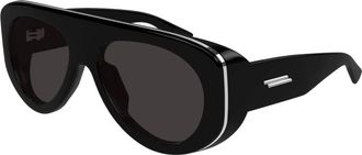 Bottega Veneta Femme, Accessoires, Noir, Taille: ONE Size Lunettes de soleil pilote