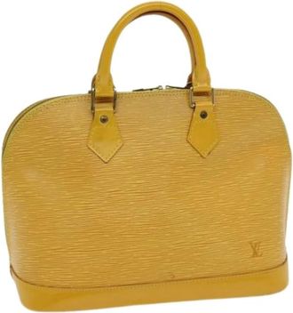 Louis Vuitton Pre-owned Cuir sacs-main - Femme - Pre-owned - Jaune - Taille: ONE Size