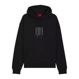 HUGO BOSS Hugo - Kapuzenpullover f&uuml;r Herren, Regul&auml;r, Drop-&Auml;rmel (Schwarz)