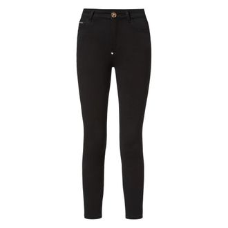 Philipp Plein Denim Skinny Hose Skull - - Jeans - Damen - Schwarzk - W25