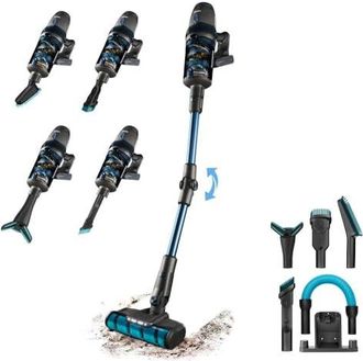 Cecotec Akku-Stielstaubsauger Vertikale Kabellose Besen Conga Rockstar 11500 Odyssey ErgoFlex. Digitaler Motor, Max Saugleistung 300AW, Ultrapower 850W, 90 Mi