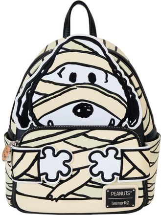 Loungefly Peanuts Snoopy Mummy Glow Mini-Rucksack, mehrfarbig, Einheitsgröße, Mini, multi, One size