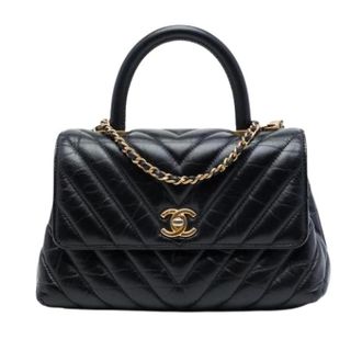 Chanel Pre-owned Vintage Quilted Satchel - - Pre-owned - Damen - Schwarzk - ONE SIZE