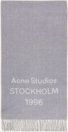 Acne Studios Schal grau