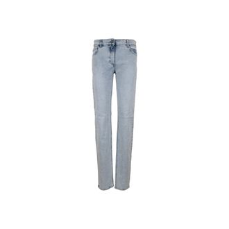 Elisabetta Franchi Damen Jeans mit Rei&szlig;verschluss und Knopf - - Jeans - Damen - Blau - W26