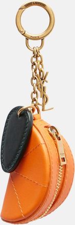 Saint Laurent Schl&uuml;sselanh&auml;nger aus Leder