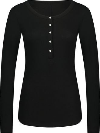 Hunkemöller Hunkemöller Pyjamatop - Black - S