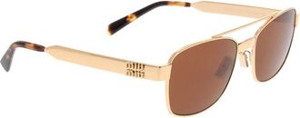 Miu Miu Sonnenbrille - - Accessories - unisex - Braun - ONE SIZE