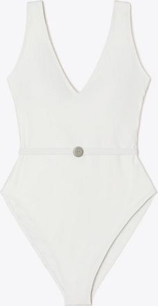 Tory Burch Damen Belted Swimsuit