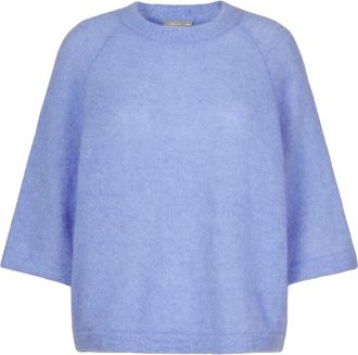 No Man's Land Femme, Pulls, Bleu, Taille: 38/40 FR 62.174 Maille ras du cou