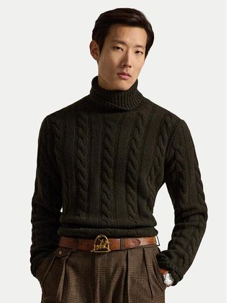 Polo Ralph Lauren Rollkragenpullover 710917035500 Dunkelgr&uuml;n Regular Fit