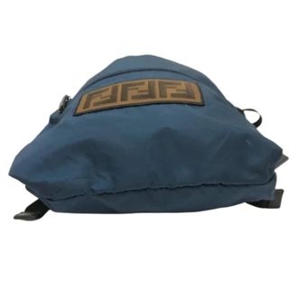 Fendi unisex, Pre-owned, Bleu, Taille: ONE Size Pre-owned 8Bz045 Sac &agrave; dos