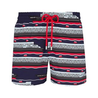 Vilebrequin Homme, Maillots de bain, Multicolore, Taille: XL Short de Bain Moorise avec Imprimé Cruise Lines