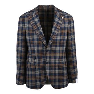 Luigi Bianchi Mantova Giacca Stondata - - Jackets - Herren - Mehrfarbig - L