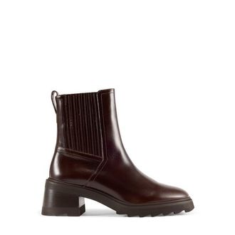 Bobbies Bottine Lison &agrave; talons en cuir
