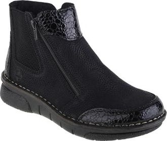 Rieker Bottes dhiver pour femme, Noir, 36 EU