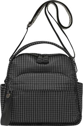 Generic Sac &agrave; bandouli&egrave;re en nylon avec fermeture &eacute;clair pour femme et fille, sac &agrave; main simple et d&eacute;contract&eacute; pour l&eacute;cole, le travail, le shopping, les voyag