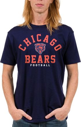 Junk Food NFL - Chicago Bears - Classic Team Logo - Unisex Adult Short Sleeve Fan T-Shirt for Men and Women - Size XX-Large