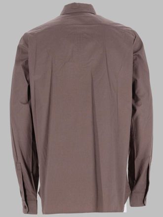 Rick Owens Work Shirt - Brown