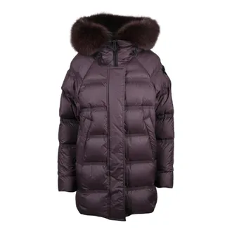 Peuterey Femme, Vestes, Violet, Taille: 34 FR Takan MQ Down Jacket