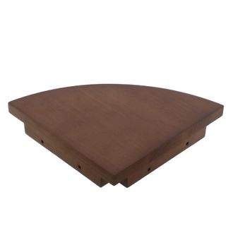 Angoily Kleines Eckregal: Rustikales Eckregal aus Holz f&uuml;r Badezimmer - Wandmontage, ideal f&uuml;r K&uuml;che, Wohnzimmer, Schlafzimmer, Landhausstil, als Dekorationss