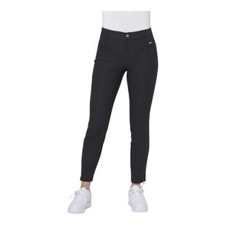 C.Ro Schwarze Rei&szlig;verschluss-Leggings - - Trousers - Damen - Schwarzk - XS