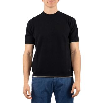 Emporio Armani Homme, Pulls, Bleu, Taille: S Maille col rond