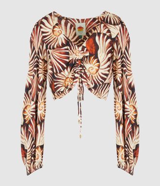 Farm Rio Top Ammonite Multicolor Blouse
