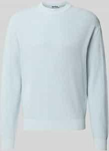 Review Regular Fit Strickpullover aus reiner Baumwolle