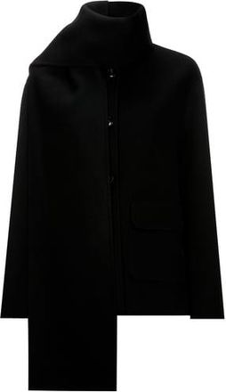 Saison 1865 Manteau à écharpe Uacha en laine mélangée