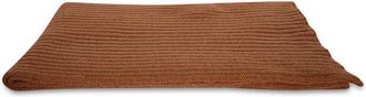 Dell'Oglio Homme, Accessoires, Brun, Taille: ONE Size &Eacute;charpe en maille c&ocirc;tel&eacute;e