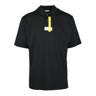 Dirk Bikkembergs Homme, Tops, Noir, Taille: L Polo