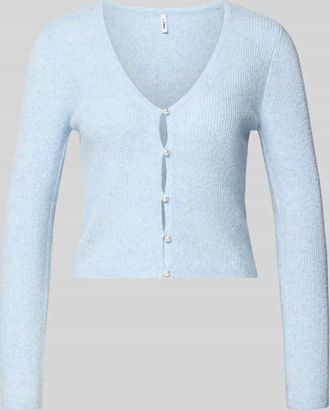 Only Regular Fit Strickjacke mit Perl-Optik-Kn&ouml;pfen Modell RICA LIFE