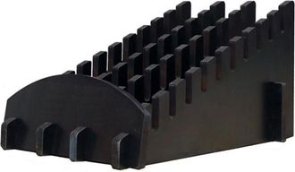 Generic Fliesenst&auml;nder, Bodenstehende Zweireihige Lagerung for 20 Fliesen, for Den Einzelhandel, for Ausstellungsr&auml;ume Von Gesch&auml;ften, Platzsparend(Black)