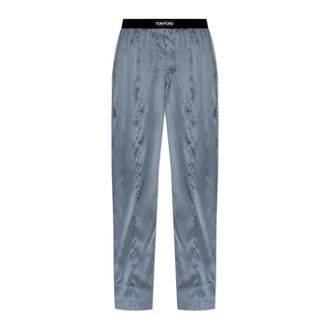 Tom Ford Seiden-Pyjamahose - - Nightwear & Lounge - Herren - Grau - M