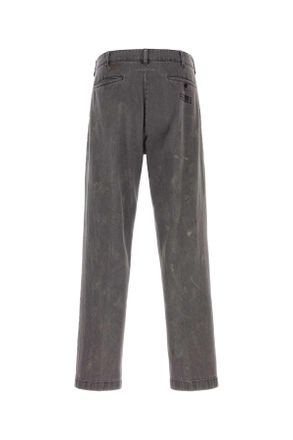 Maison Margiela Distressed Denim Trousers - Gray