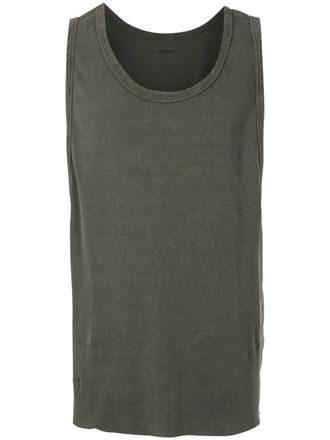 Osklen débardeur en coton à encolure arrondie - Vert