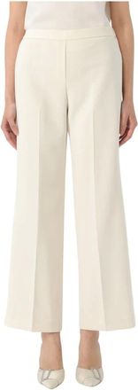 Theory Femme, Pantalons, Beige, Taille: 34 FR Wide Leg Cropped Pants