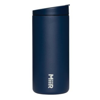MiiR Flip Traveler, doppelwandig, vakuumisoliert mit auslaufsicherem Deckel, BPA-freie Edelstahl-Konstruktion, Tidal Blue, 450 ml